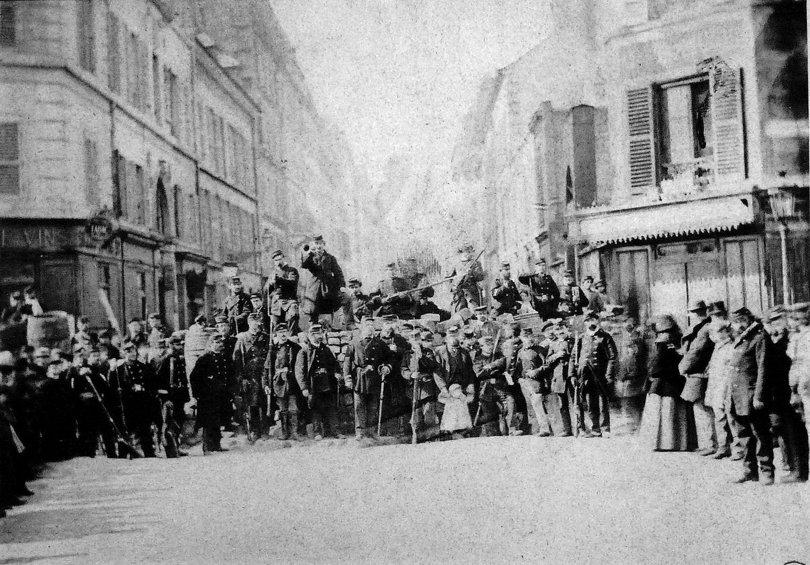 La barricade d’Atget, passage Valmy – Par mots et par images